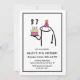 Funny Meme Simple Black & White 37th Birthday Invitation | Zazzle