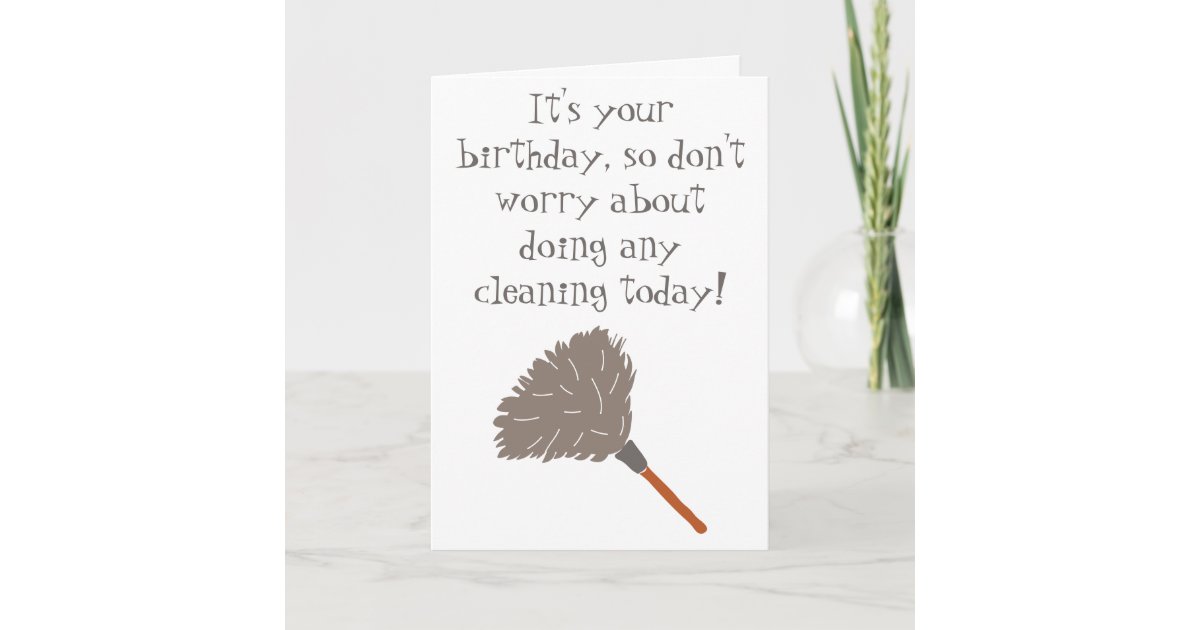 Funny Messy People Birthday Card | Zazzle