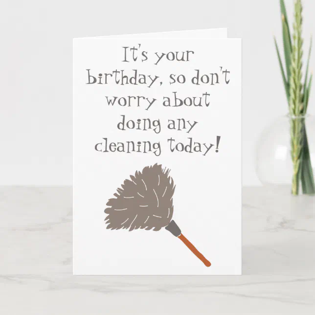 Funny Messy People Birthday Card | Zazzle