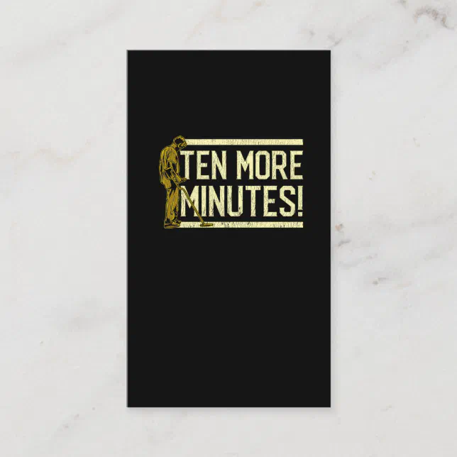 Funny Metal Detecting Treasure Hunter Hobby Business Card | Zazzle
