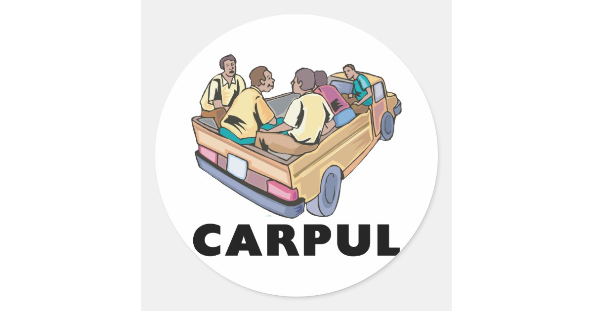 Funny Mexican Carpul Classic Round Sticker | Zazzle