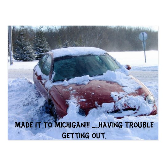 Funny Michigan Postcard | Zazzle.com