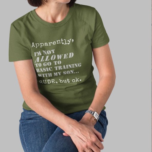 Funny Military Mom Basic Training Boot Camp Gift T-Shirt | Zazzle