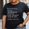 Funny Military Mom Basic Training Boot Camp Gift T-Shirt | Zazzle