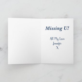 Funny Missing You Card | Zazzle