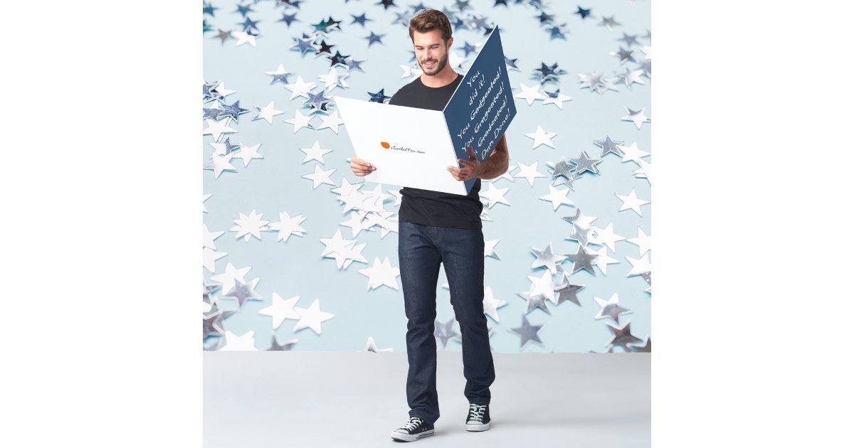 Funny Misspelling Graduation Congratulations Jumbo Card | Zazzle