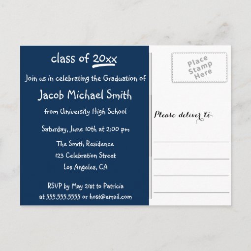 Funny Misspelling Graduation Party Invitation Card | Zazzle