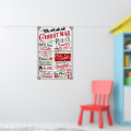 Funny Modern Christmas Rules Poster Sign | Zazzle