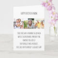 Funny Mom Limerick Favorite Son 3 Photo Birthday Card | Zazzle