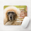 Funny Monkey Bad Hair Day Mouse Pad | Zazzle