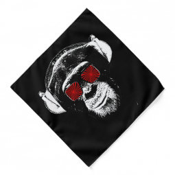 Funny monkey bandana | Zazzle