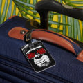 Funny monkey luggage tag | Zazzle