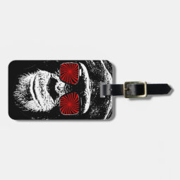 Funny monkey luggage tag | Zazzle