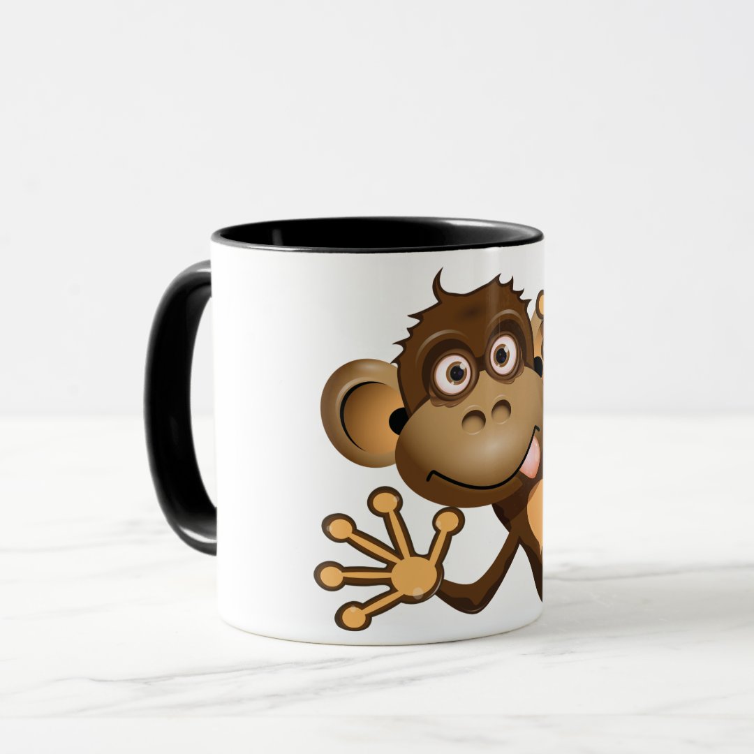Funny Monkey Mug | Zazzle