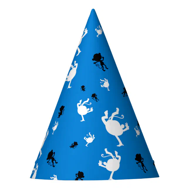 Funny Monkey Party Hat – Playful Primate Birthday | Zazzle