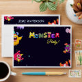 Funny Monster Birthday Party Envelopes | Zazzle