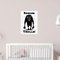 Funny Monster Troll Poster | Zazzle