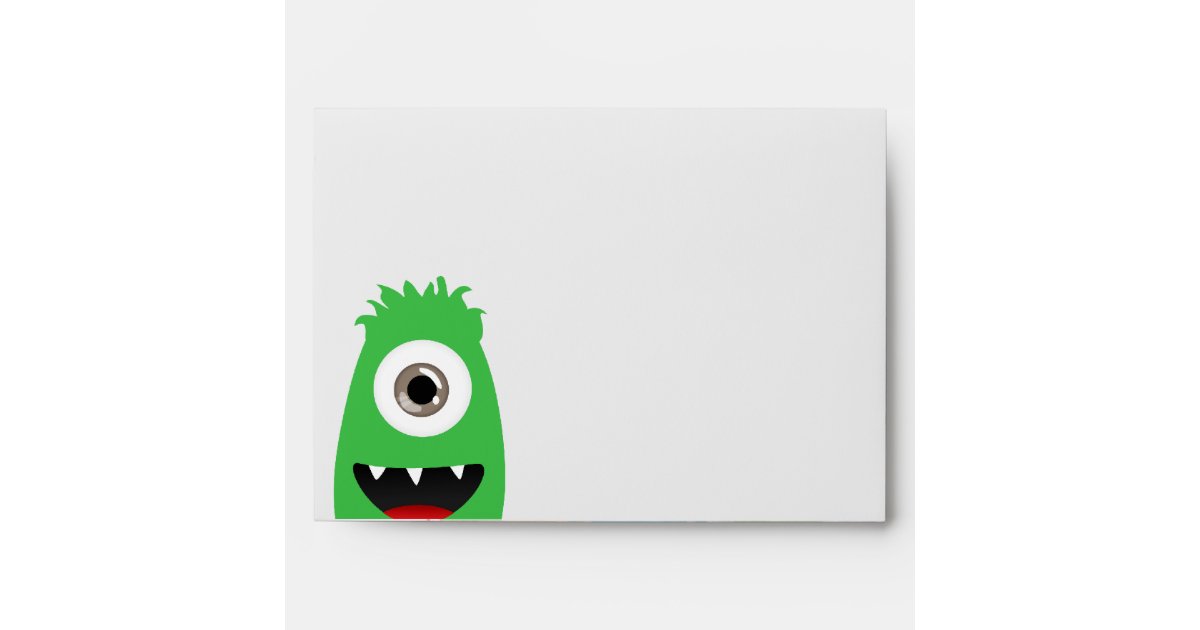 Funny Monsters Envelopes | Zazzle