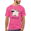 funny MOOstache mustache cow T-Shirt | Zazzle