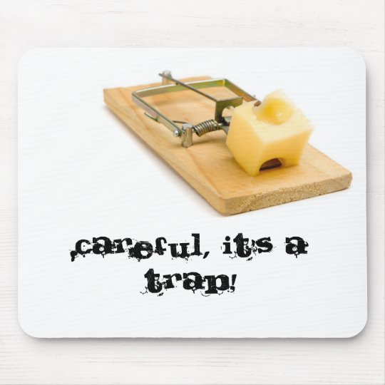 Funny mouse pad - Mouse trap. | Zazzle.com