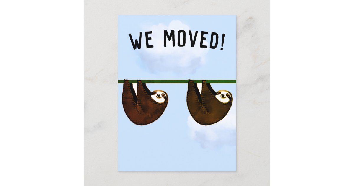 Funny Moving Announcement | Zazzle