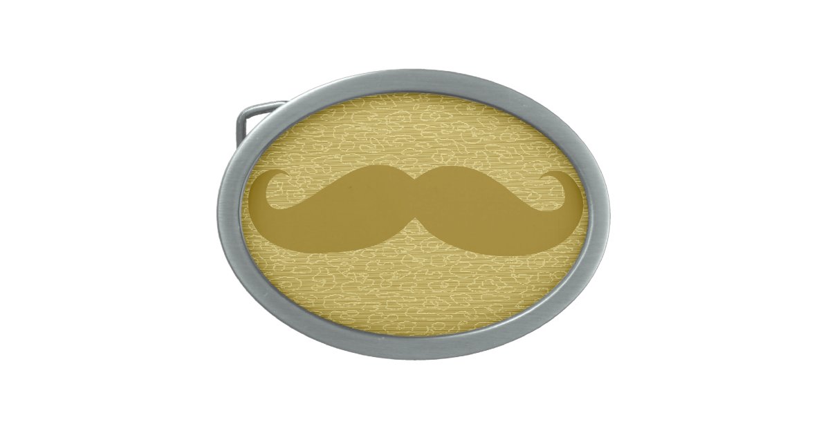 Funny Mustache 4 Belt Buckle | Zazzle