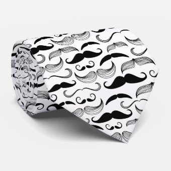 Funny Mustache Design Tie | Zazzle