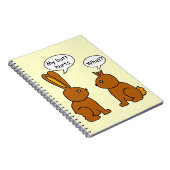 Funny My Butt Hurts Bunnies Notebook | Zazzle
