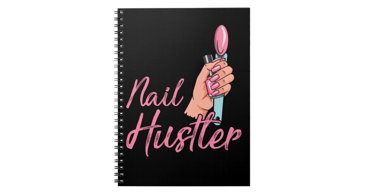 Funny Nail Technician Emlpoyee Manicure Coworker Notebook | Zazzle