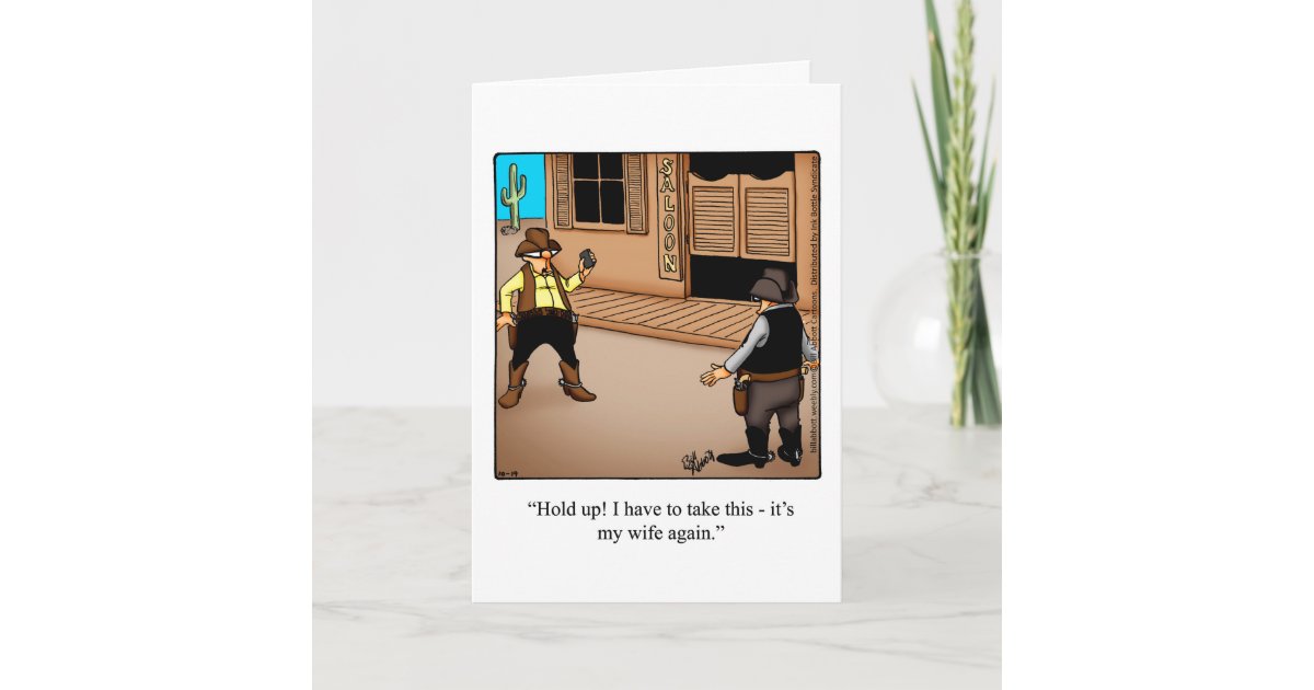 Funny National Cowboy Day Greeting Card | Zazzle