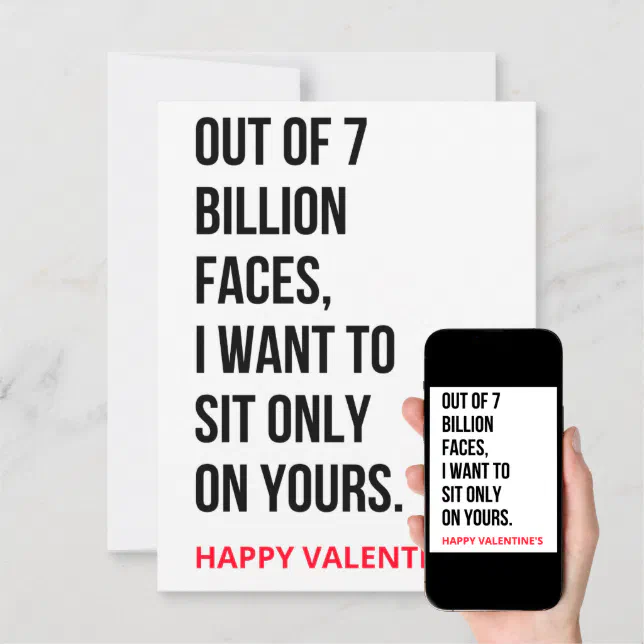 Funny Naughty Dirty Valentine's Day Gift & Card | Zazzle