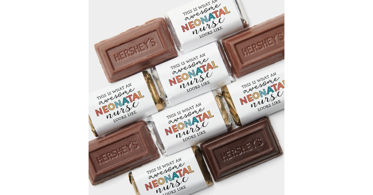 Funny Neonatal Nurse Awesome Appreciation Hershey's Miniatures | Zazzle