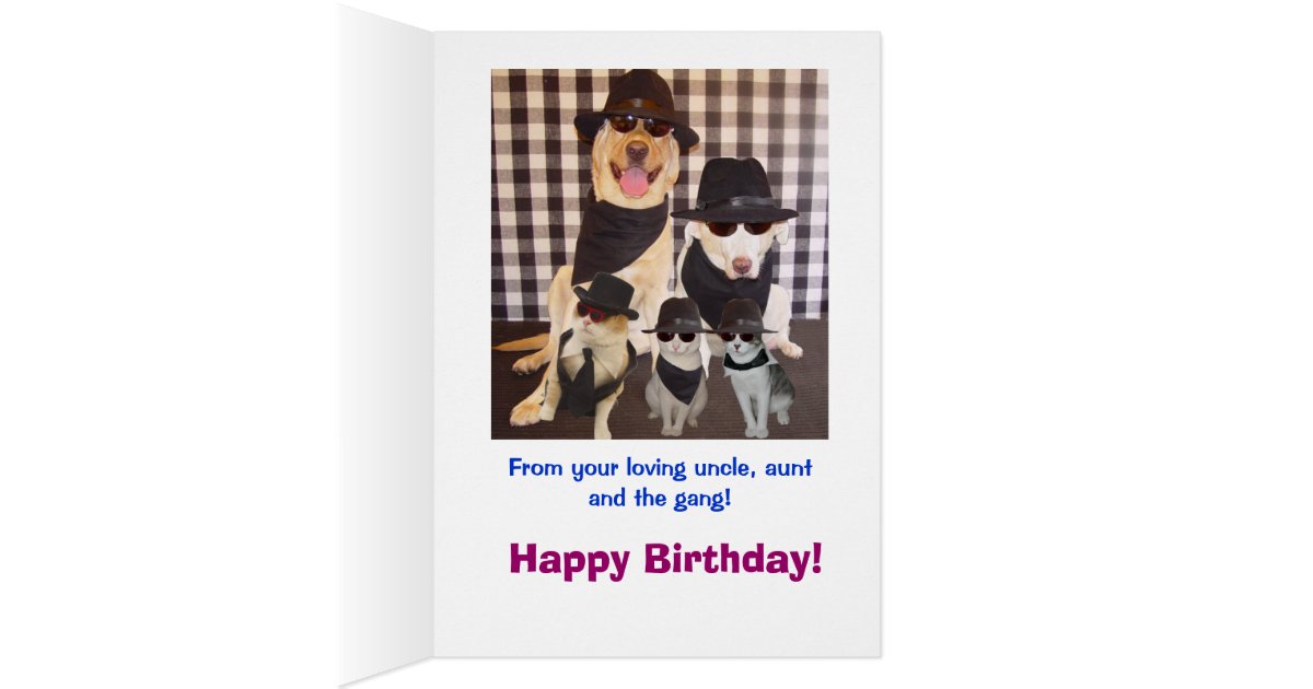 Funny Nephew Birthday Card Zazzle