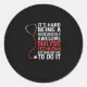 Funny Nephrology Humor Kidney Dialysis Tech Classic Round Sticker | Zazzle