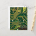 Funny Nerdy Computer Motherboard Postcard | Zazzle