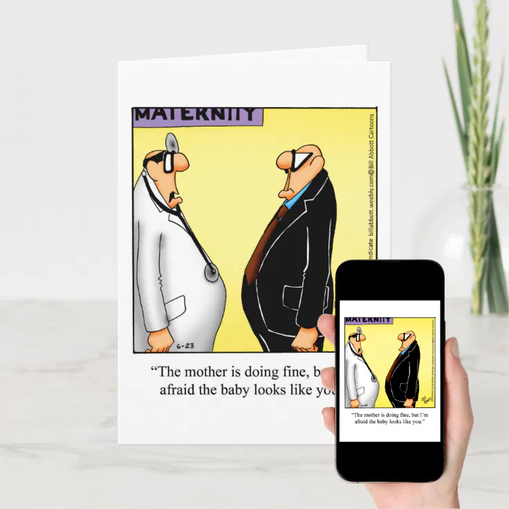 Funny New Dad Humor Greeting Card | Zazzle