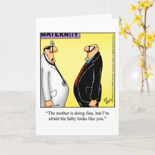 Funny New Dad Humor Greeting Card | Zazzle
