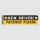 Funny New Driver Patience Please Bumper Car Magnet | Zazzle