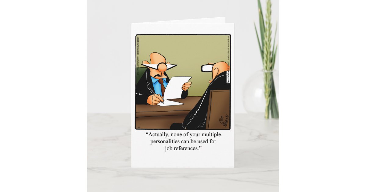 Funny New Job Congratulations Greeting Card | Zazzle.com