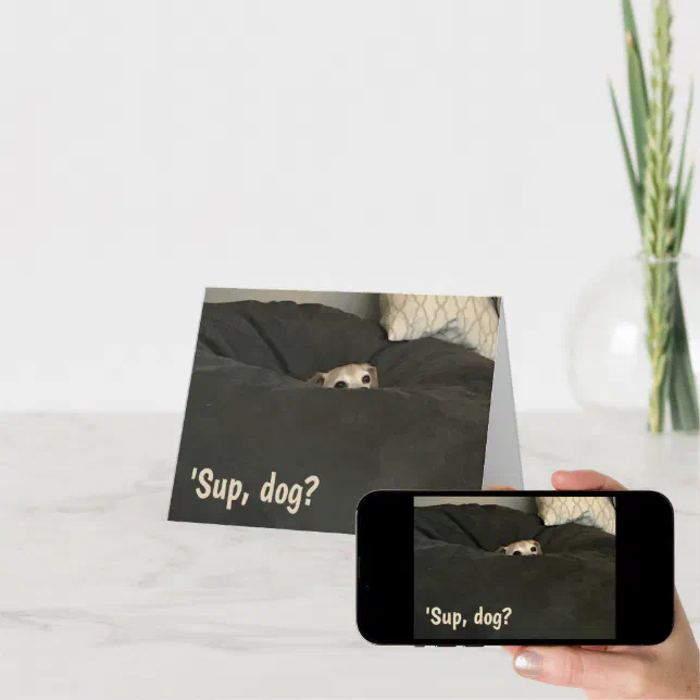 Funny Note Card for Those Who Love Dogs | Zazzle