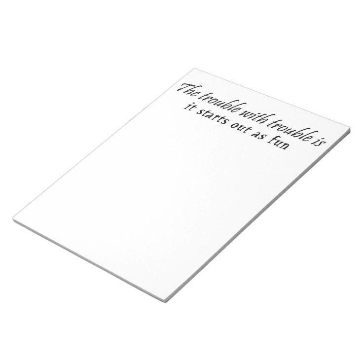 Funny notepads gifts office humor unique gift idea | Zazzle