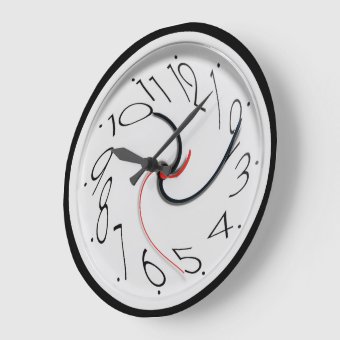 Funny Novelty Style Large Clock | Zazzle