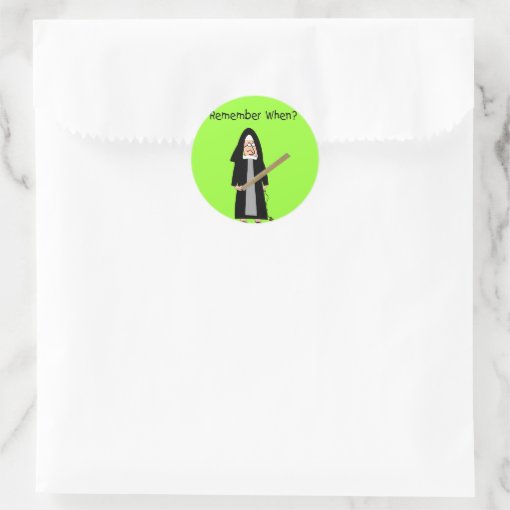Funny Nun Cards :Nuns Carried Rulers" Classic Round Sticker | Zazzle