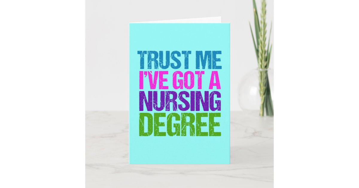 Funny Nurse Graduation Card | Zazzle.com