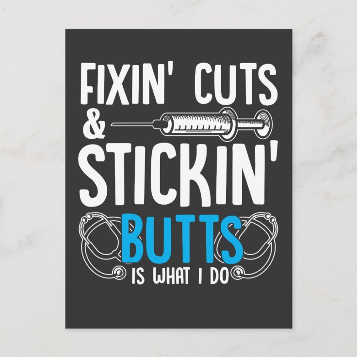 Funny Nurse Humor Physician Assistant Jokes Postcard | Zazzle