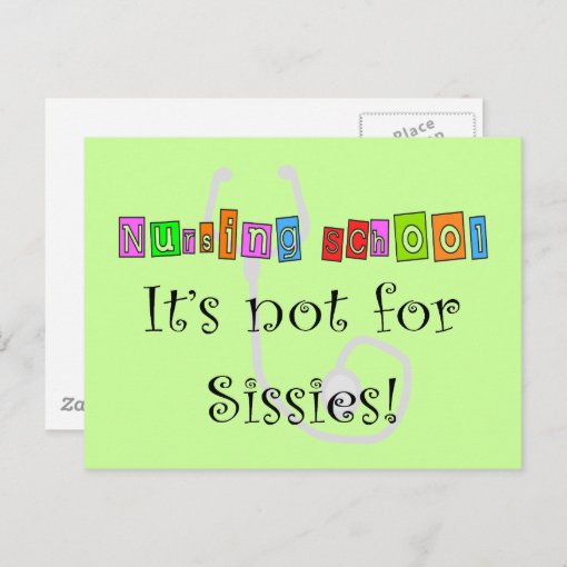 Funny Nursing Student Gifts Postcard | Zazzle