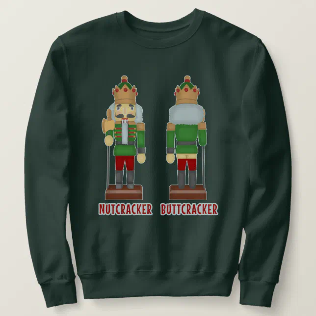 Funny Nutcracker Xmas Humor Ugly Christmas Sweater | Zazzle
