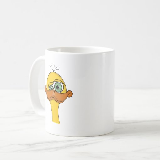 Funny Odd Duck Cartoon Coffee Mug | Zazzle