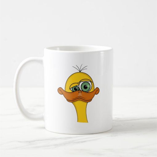 Funny Odd Duck Cartoon Coffee Mug | Zazzle