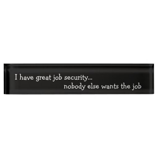 Funny Office Humor Executive Desk Name Plates | Zazzle